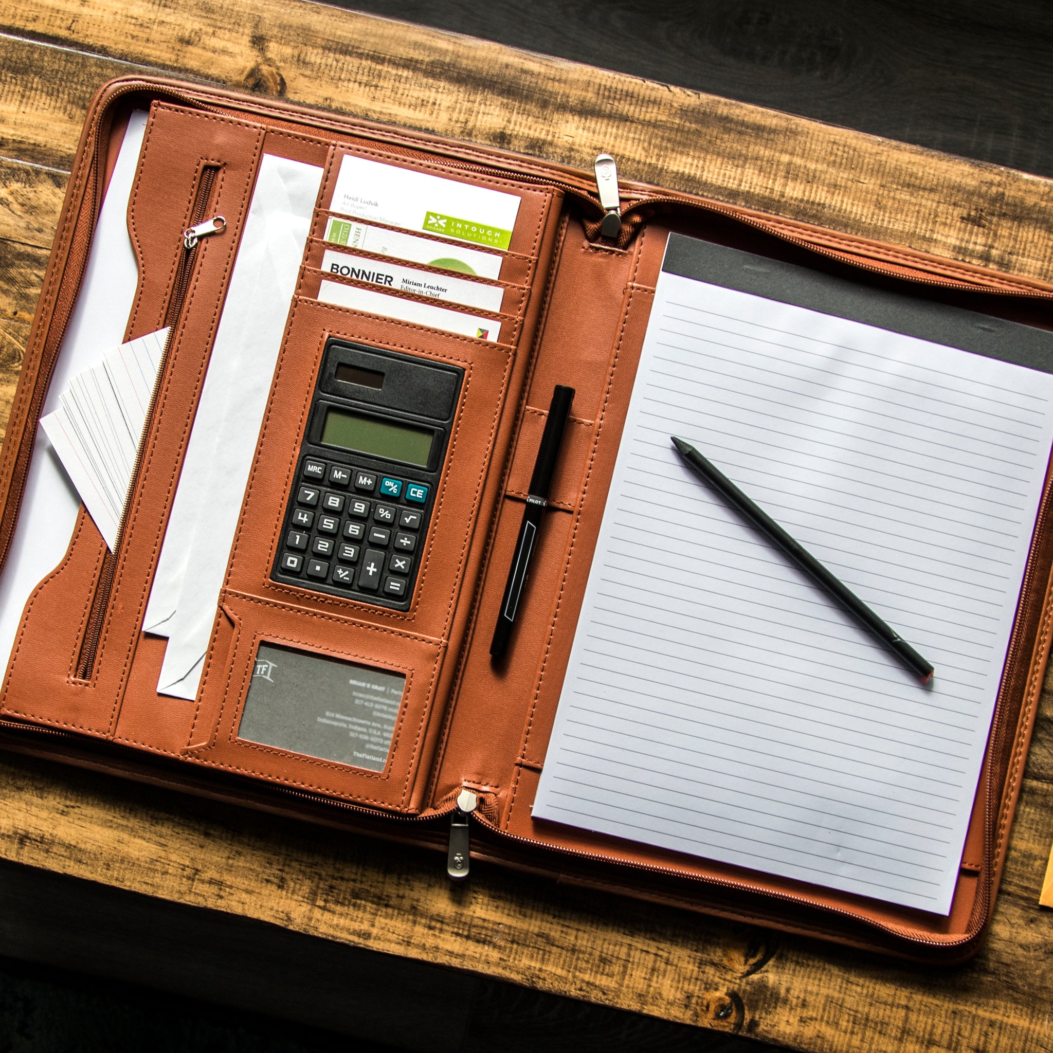 Premium PU Leather Business Padfolio - Cossini
